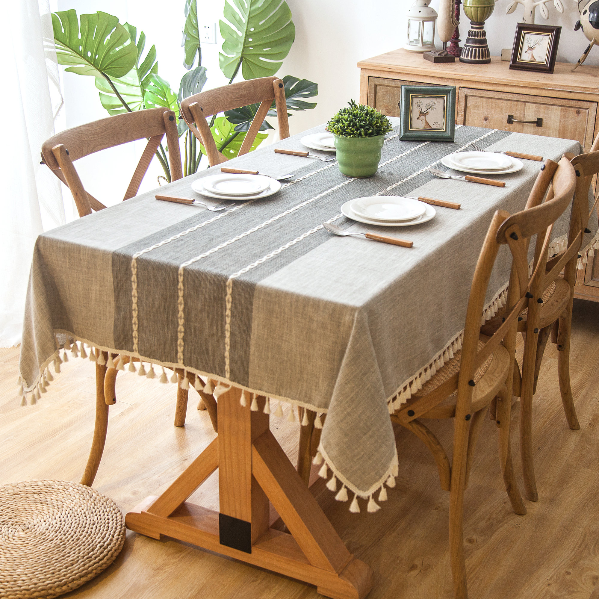 Union Rustic Dunbar Elegant Rectangle Tablecloth & Reviews | Wayfair