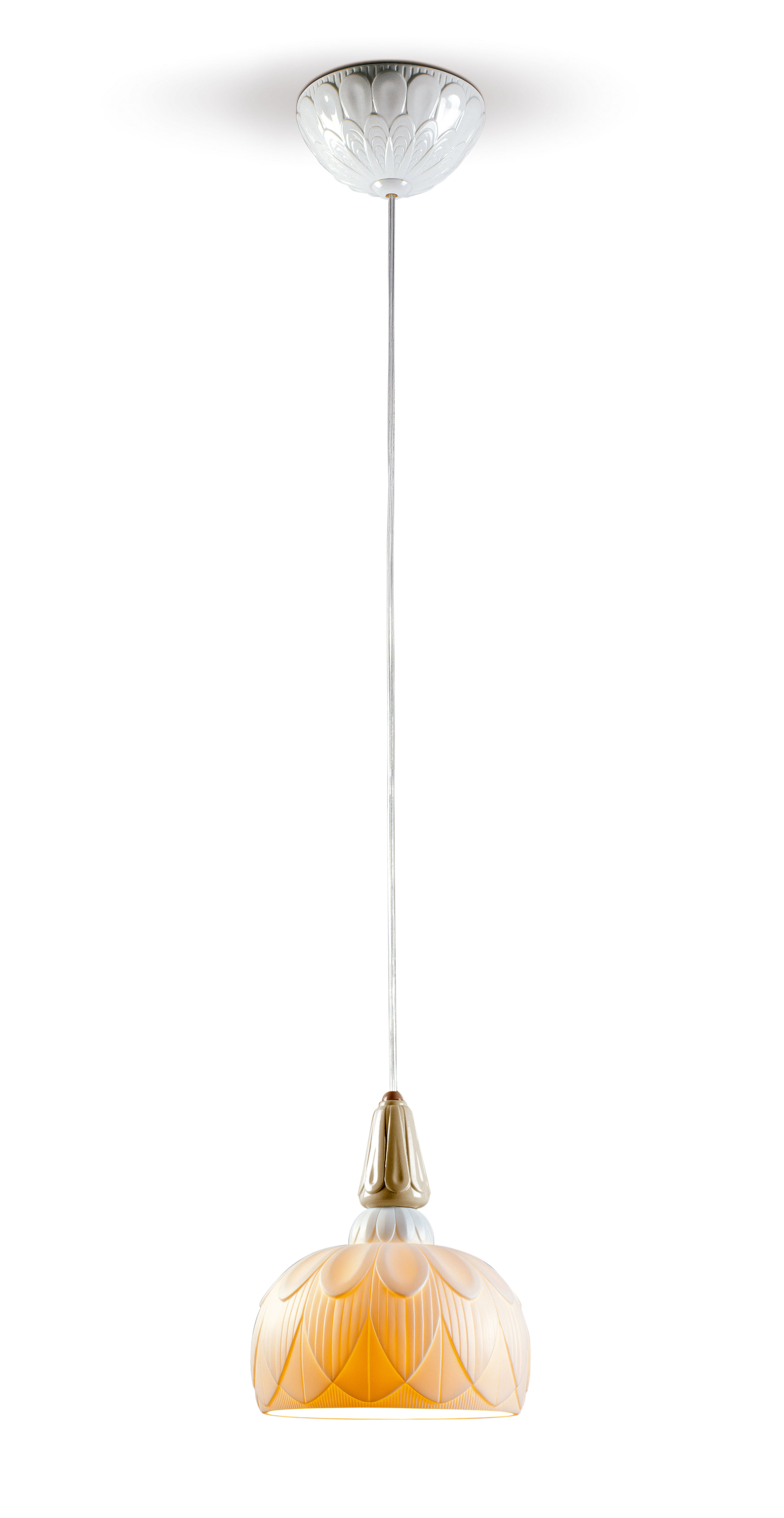 Lladro Ivy and Seed 1 - Light Single Dome Pendant | Perigold
