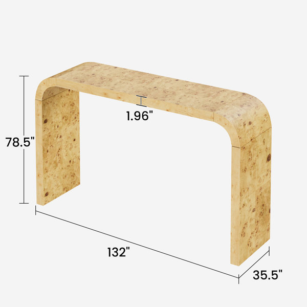Millwood Pines 52"Solid Wood Console Table | Wayfair