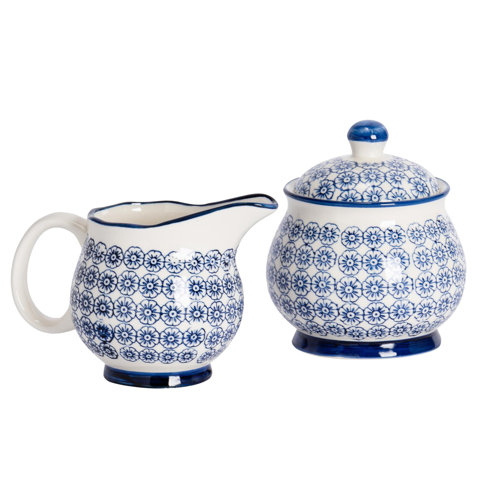 Nicola Spring - Hand-Printed Milk & Sugar - 300ml - Navy | Wayfair.co.uk