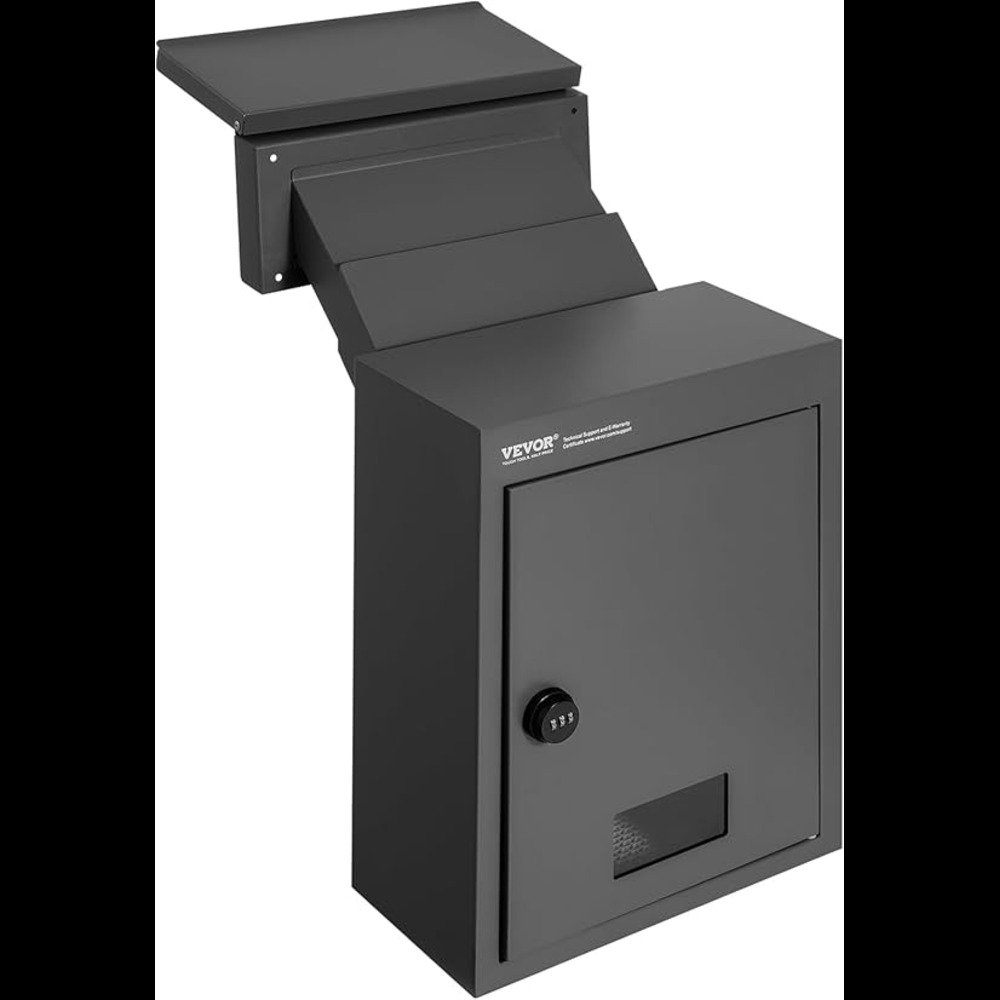Invenitiah VEVOR Through The Wall Drop Box, Heavy Duty Steel Through ...