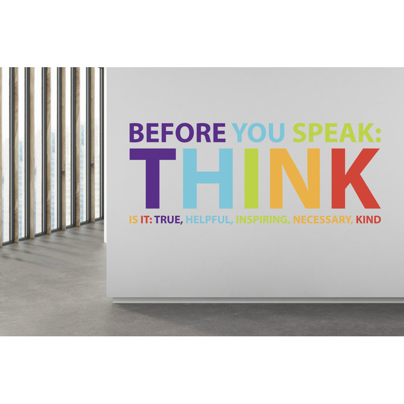Trinx Office Wall Decal, Think Big Business Office Wall Decal Marketing ...