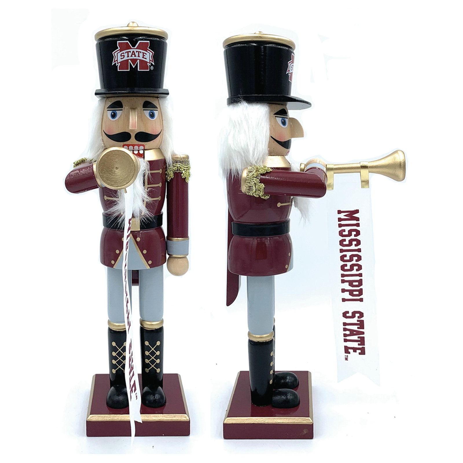 The Holiday Aisle® NCAA Mississippi State Bulldogs 14" Bugler ...