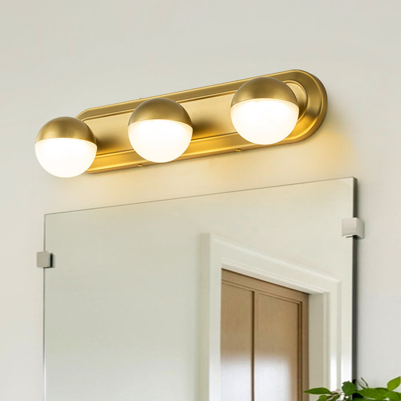 Mercer41 Manolya 3 - Light Dimmable LED Vanity Light | Wayfair