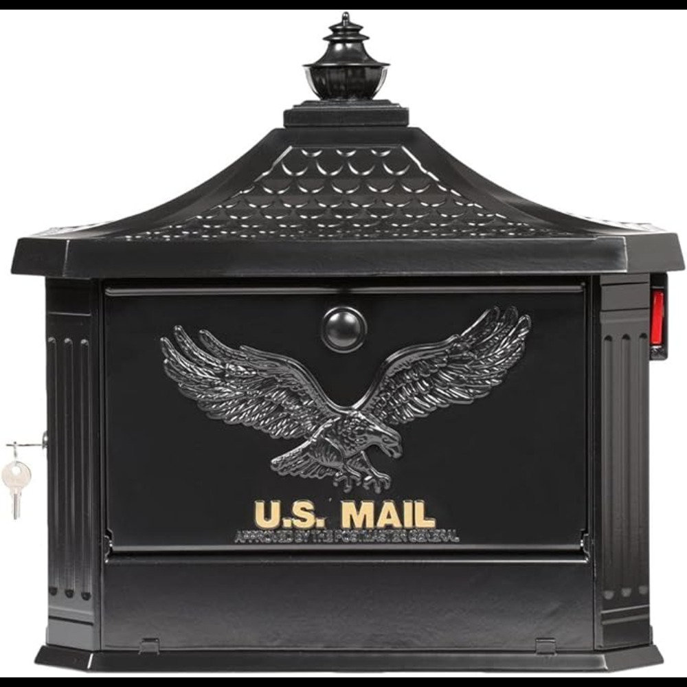 Invenitiah Architectural Mailboxes Hamilton Cast Aluminum, Locking ...