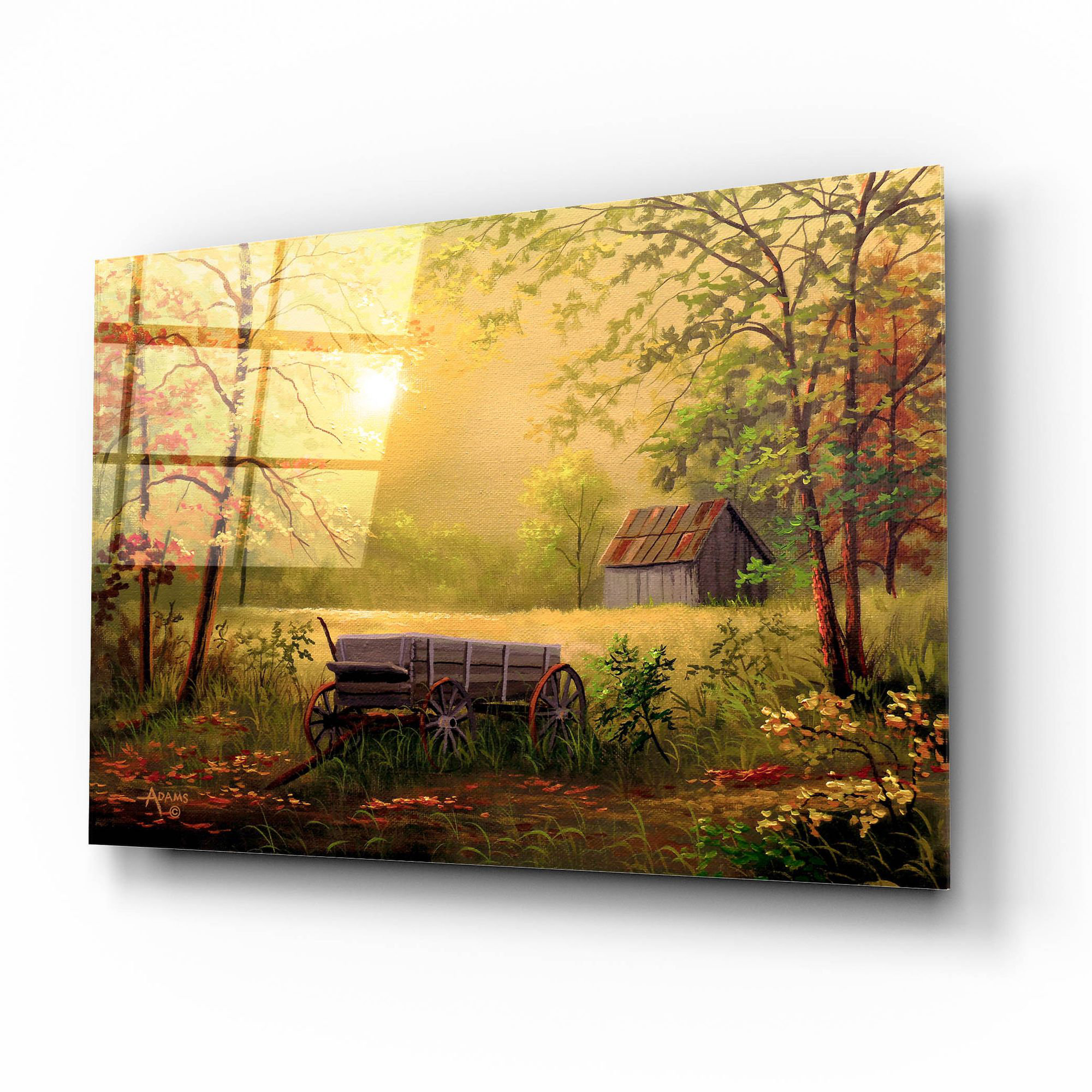 Wildon Home® Wildon Home 'Grandpas Wagon' By Gary Adams, Acrylic Glass ...