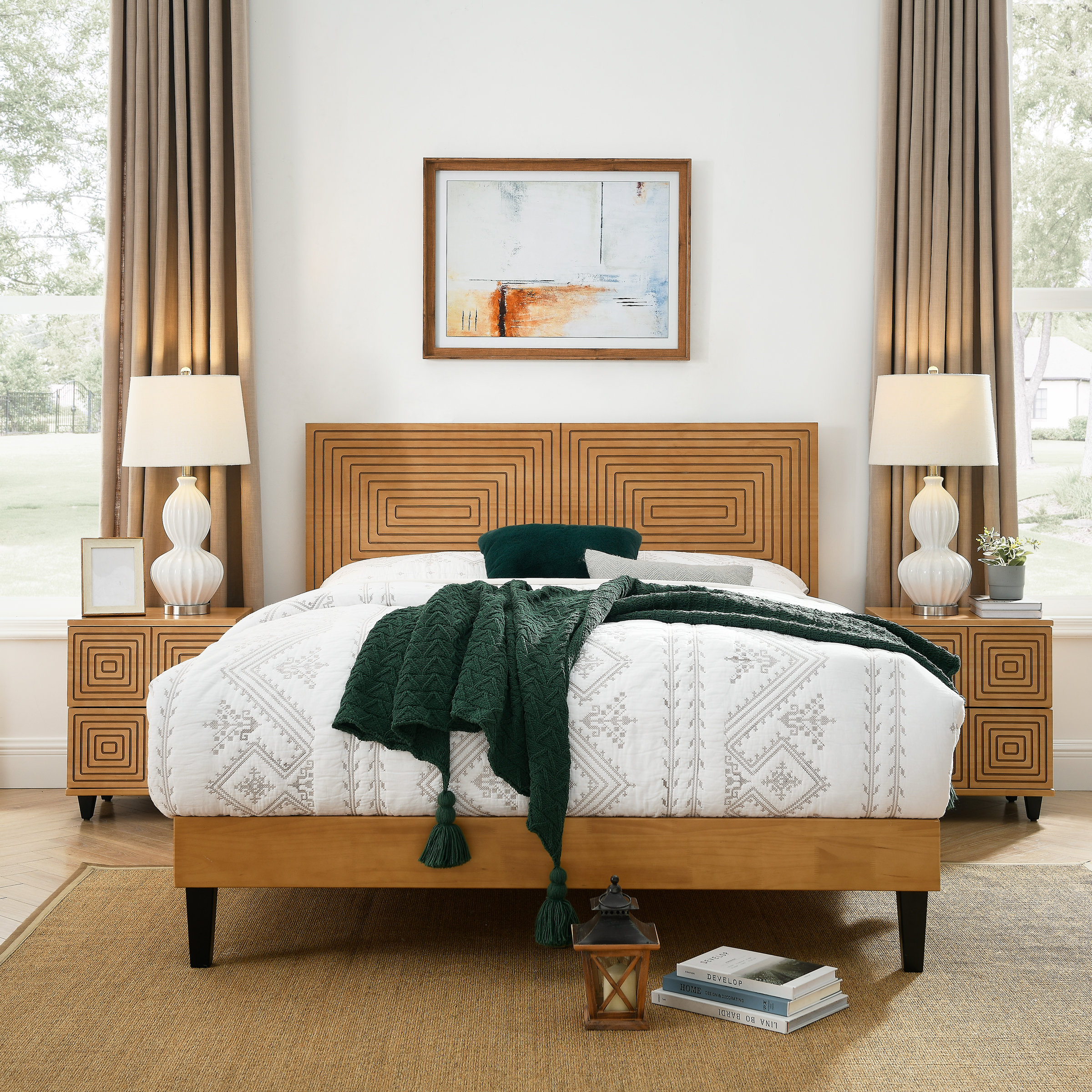 George Oliver Davari Platform Bed & Reviews - Wayfair Canada