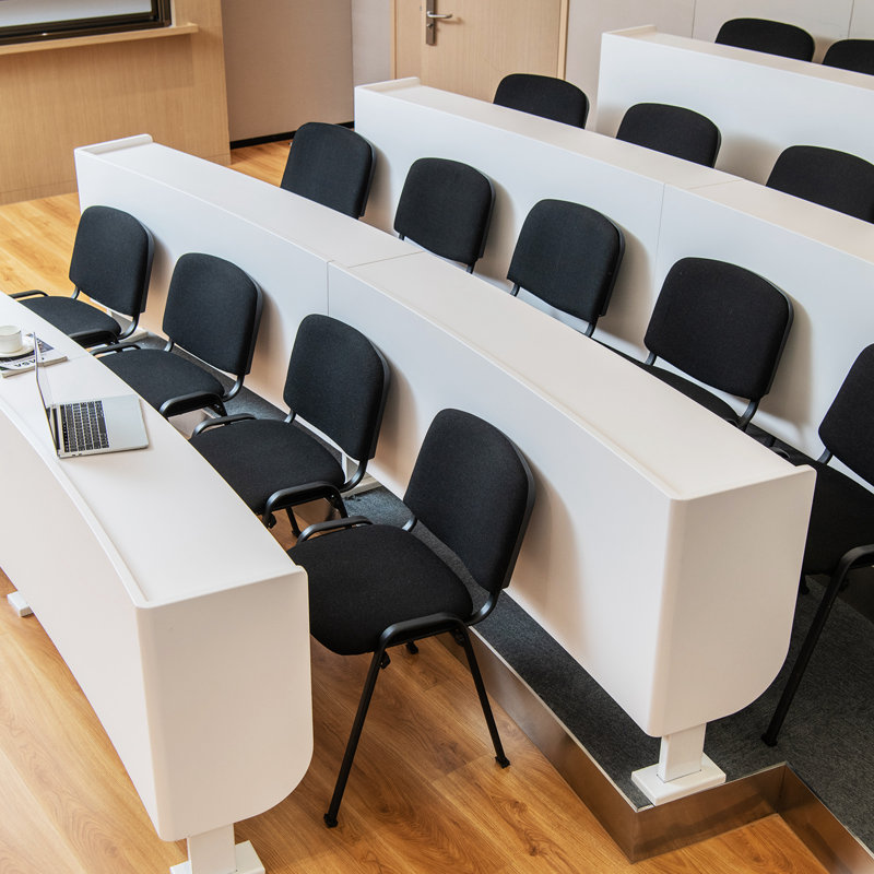 Costway Stackable Reception Chair with Metal Frame | Wayfair