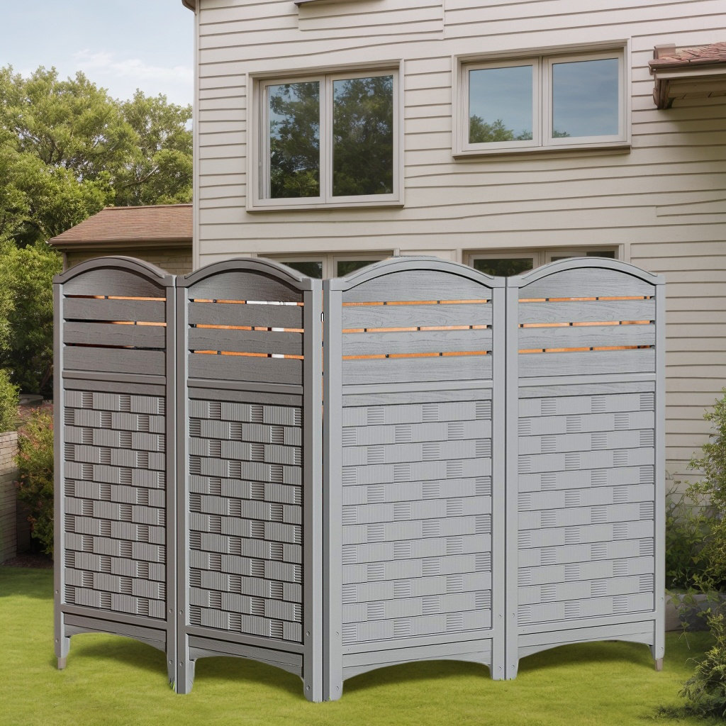 POPULUS TRADING 45'' H Fencing With 4 Panel(S) Included - Wayfair Canada