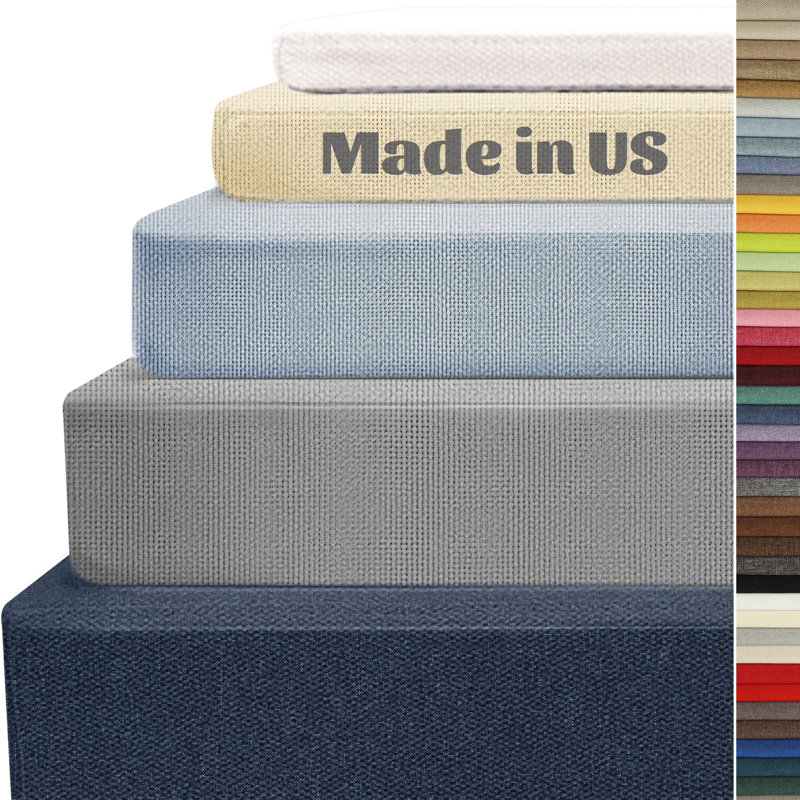 Latitude Run® Custom Size Bench Cushion For Indoor/Outdoor Patio ...