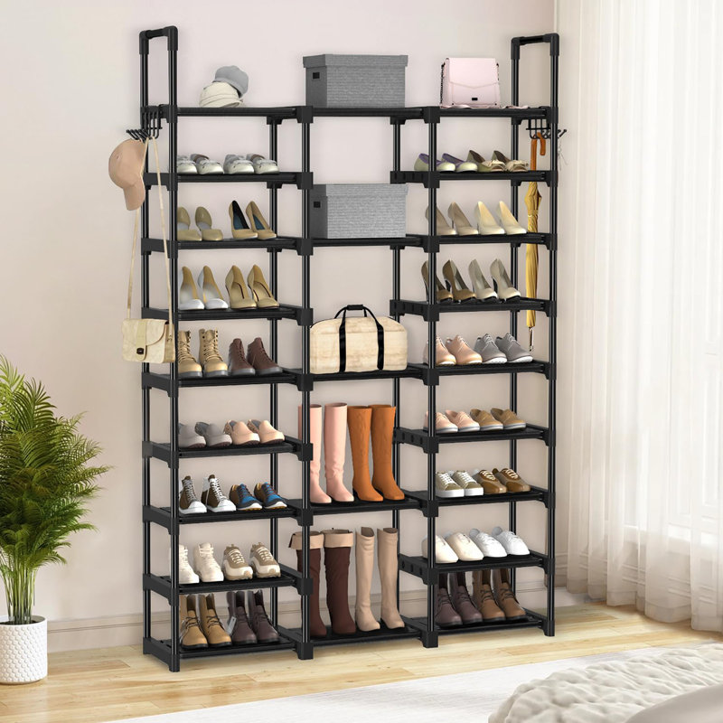 Rebrilliant 50 Pair Shoe Rack | Wayfair