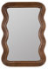 Joss & Main Axinia Solid Wood Wavy Wall Mirror & Reviews | Wayfair