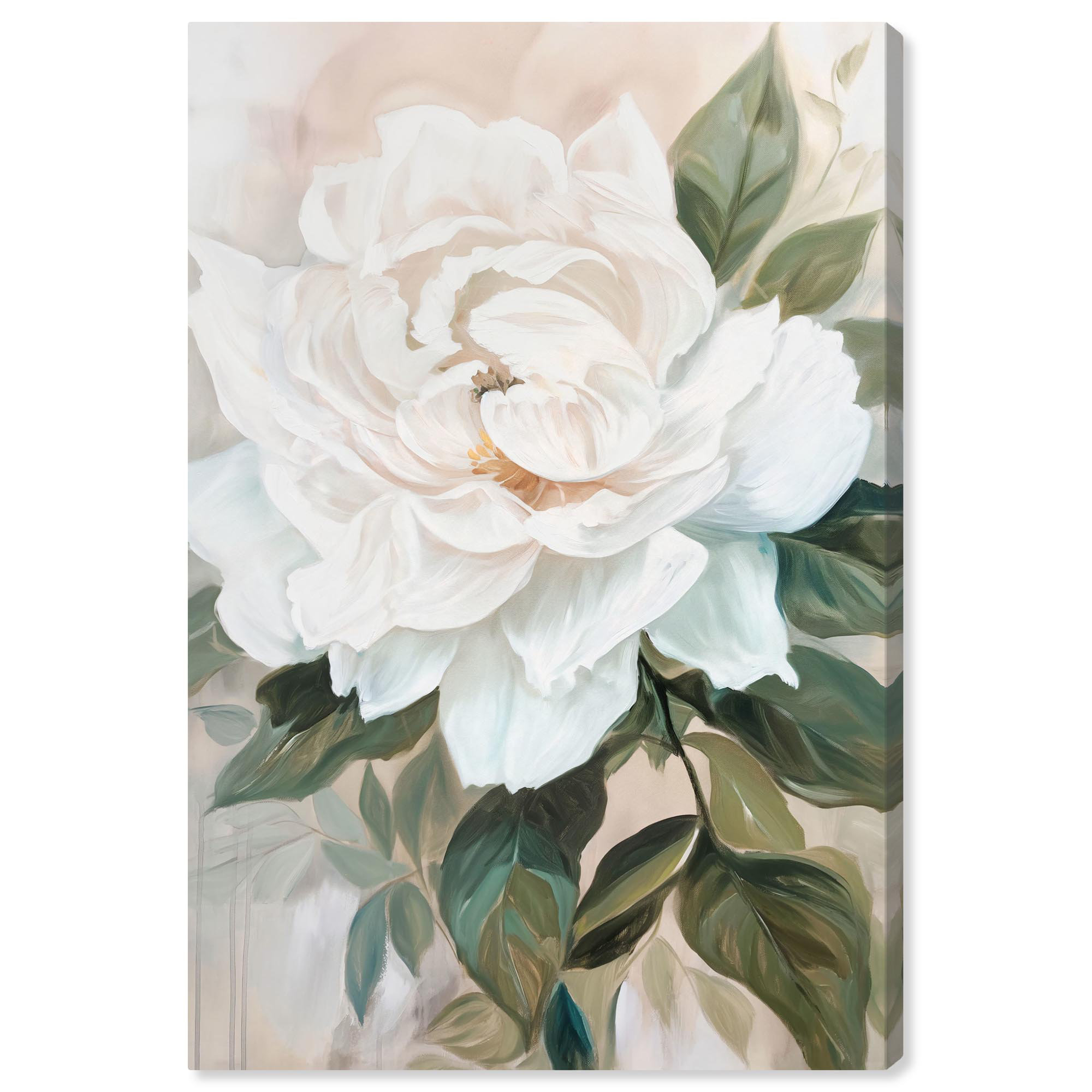 Art Remedy Silent Blossom Canvas Luxury Floral Art by Art Remedy | Wayfair