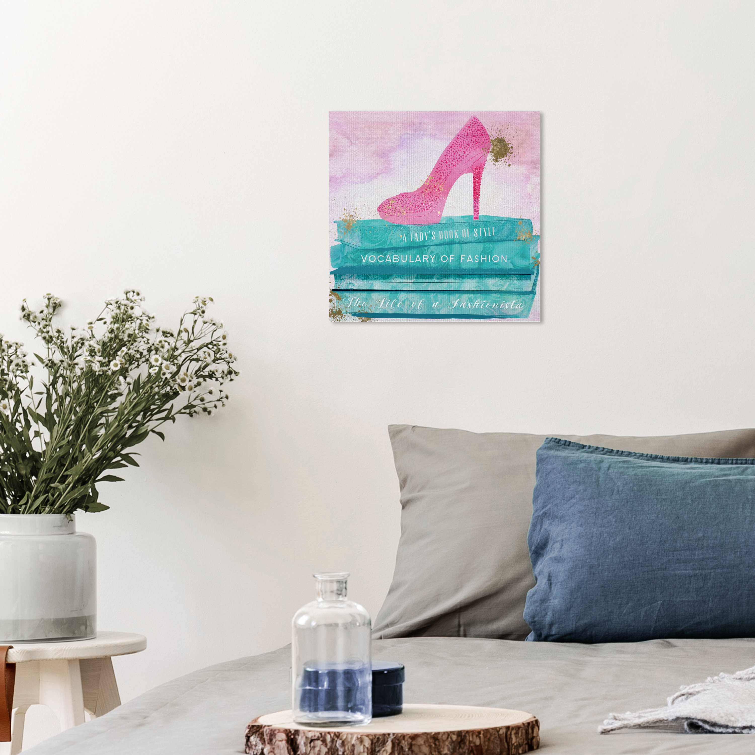 Wynwood Studio Fashion and Glam Modern - Fashion High Heel Bookstack ...