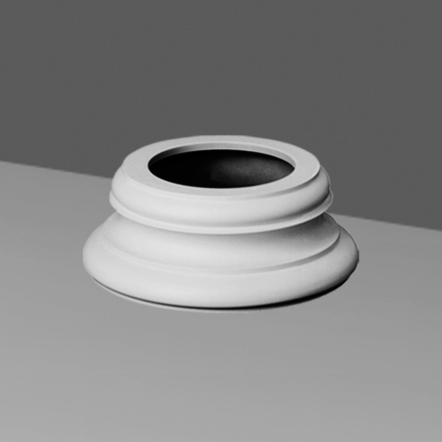 Orac Decor High Density Polyurethane Whole Column Base, Primed White 12 ...