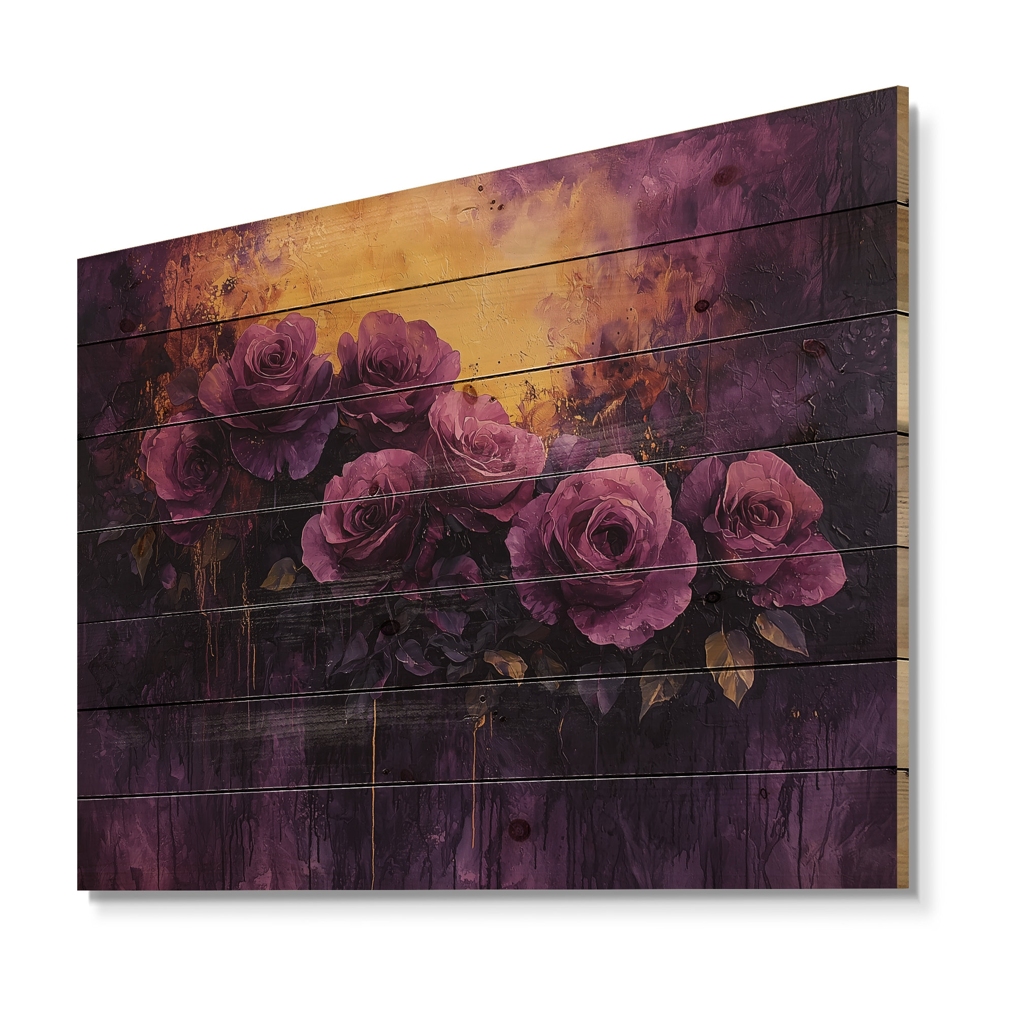 Ophelia & Co. Dreamscape Dark Lavender Rose Radiance II - Roses Wood ...