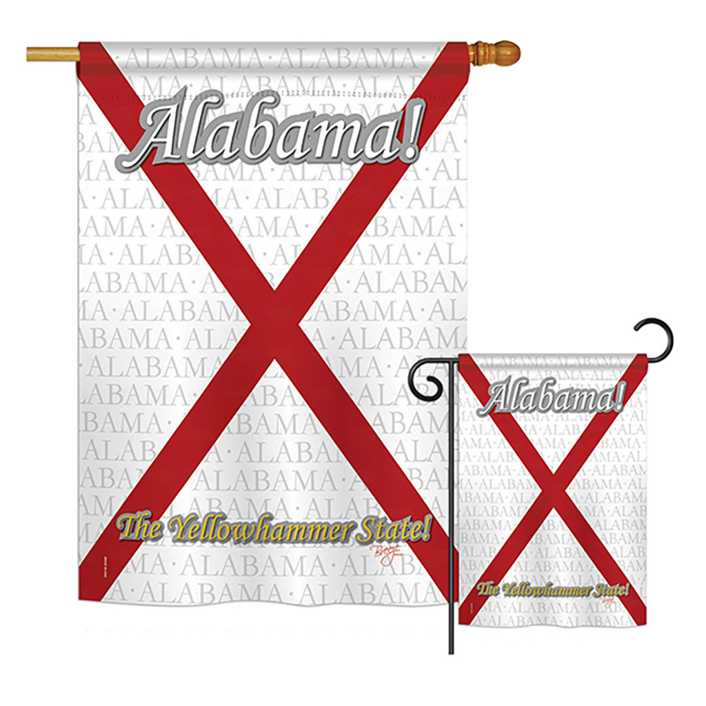 Breeze Decor Alabama American States Impressions Decorative Vertical 2 ...