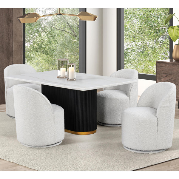 Latitude Run® Heid 5-Piece Dining Table Set | Wayfair