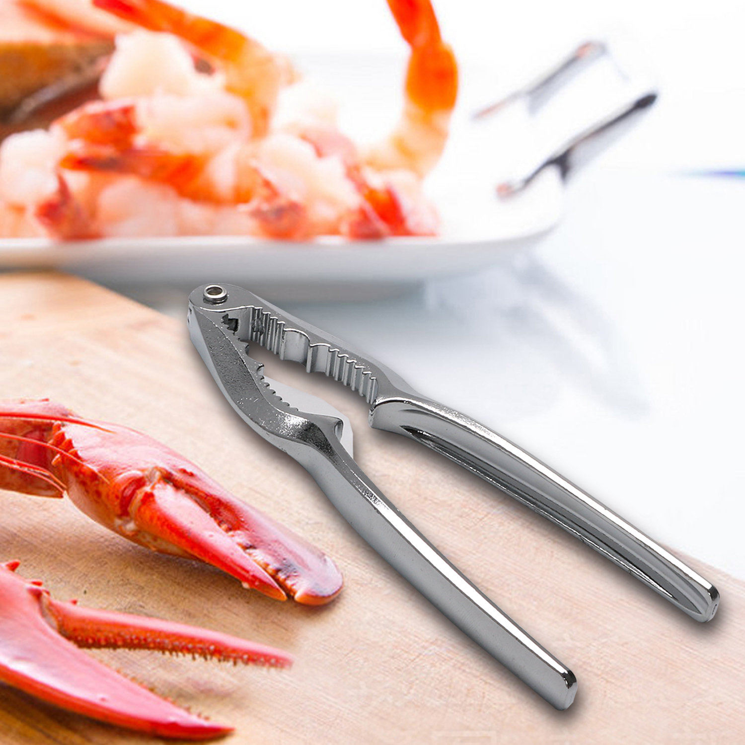 Prep & Savour Raasch Met Lux Zinc-plated Steel Lobster Cracker | Wayfair