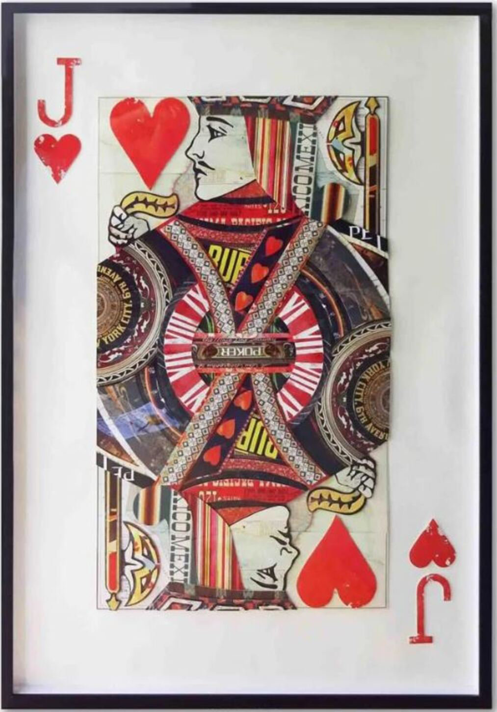 Bloomsbury Market Poker Card Jack Of Hearts Art Work | Wayfair