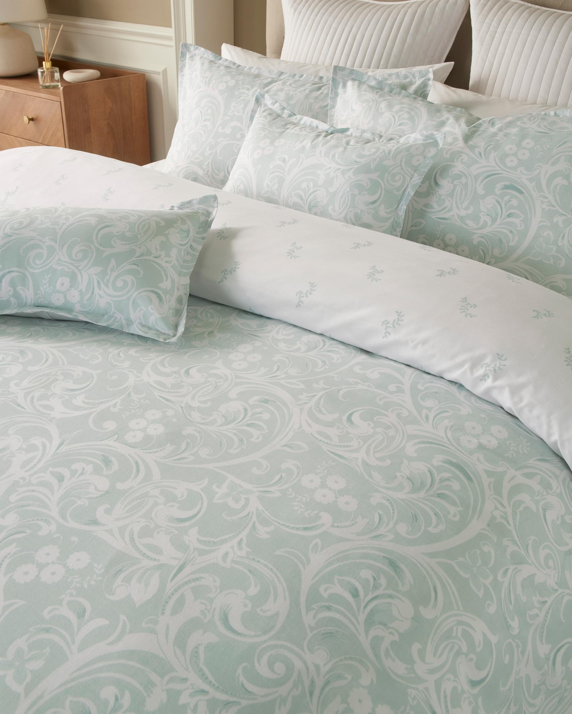 Samantha Faiers Home Ophella Duck Egg Duvet Cover Set Superking ...
