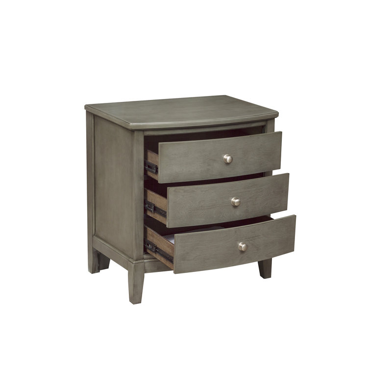 Wade Logan® Ping 3 - Drawer Nightstand & Reviews | Wayfair