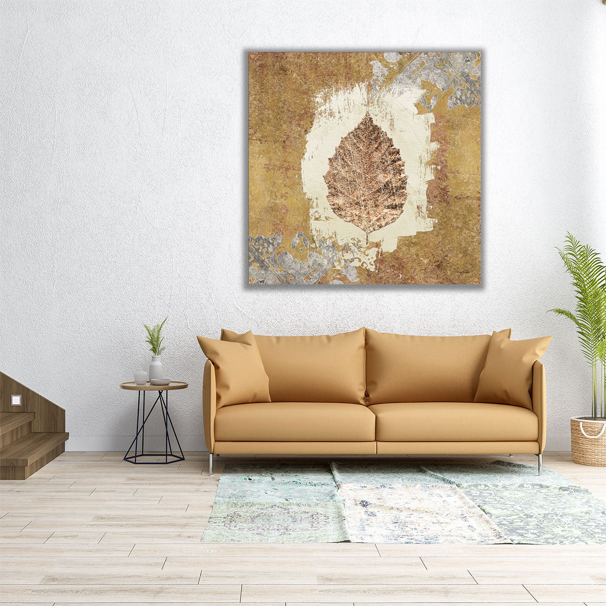 Lark Manor™ Gilded Leaf VI - Canvas Print Wall Art | Wayfair