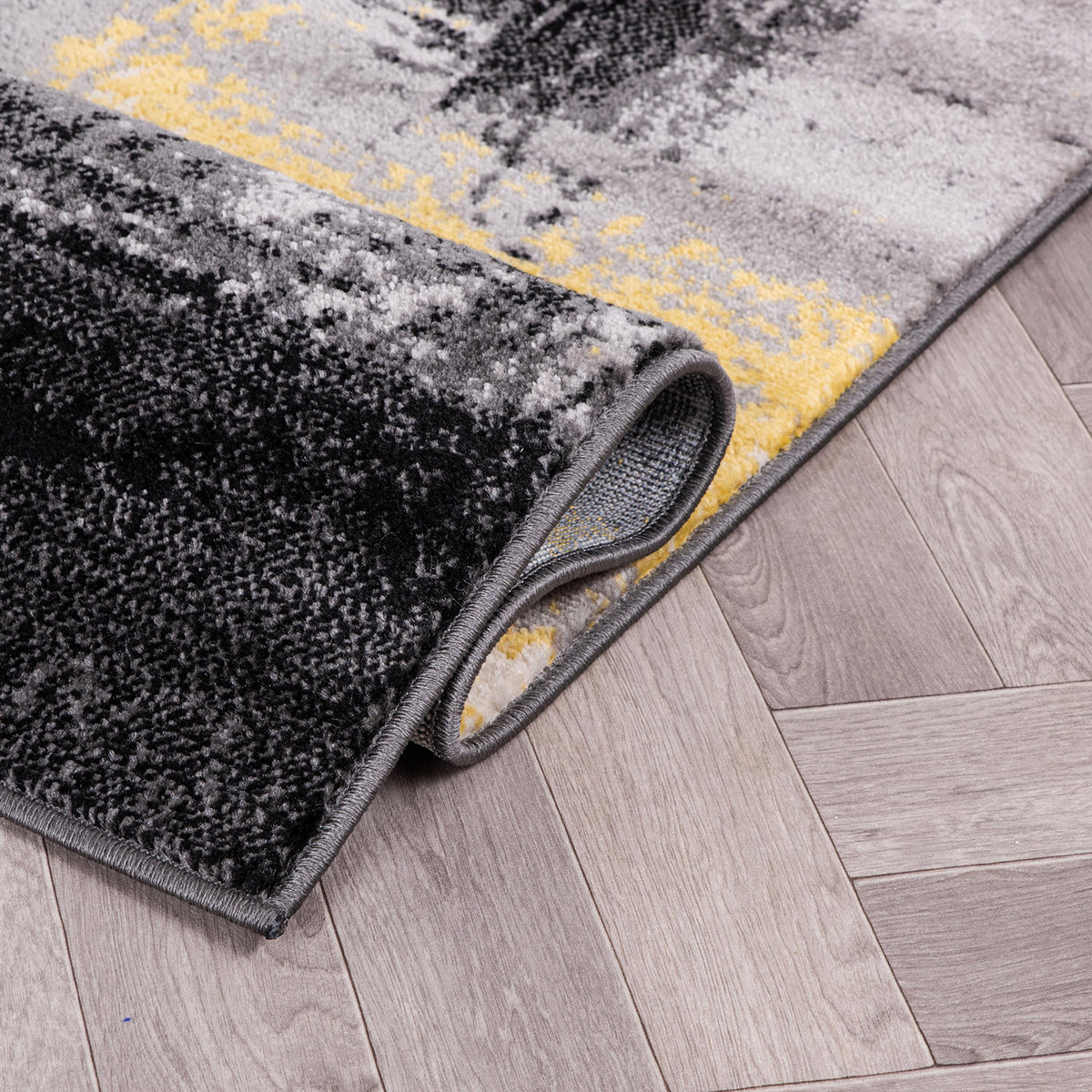 Trent Austin Design® Rambo Performance Abstract Yellow/Black/Gray Area ...