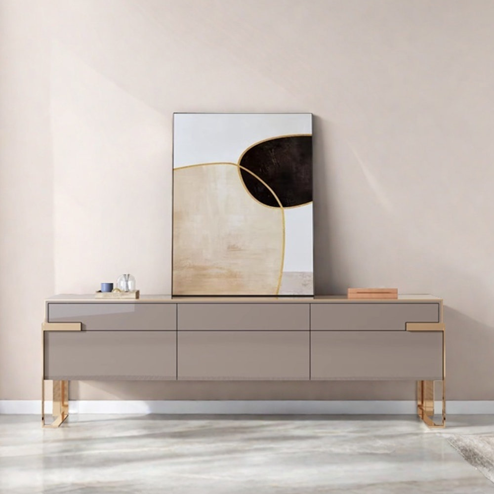 Wu's StylishVault Simple and light luxury design sense of TV cabinet ...