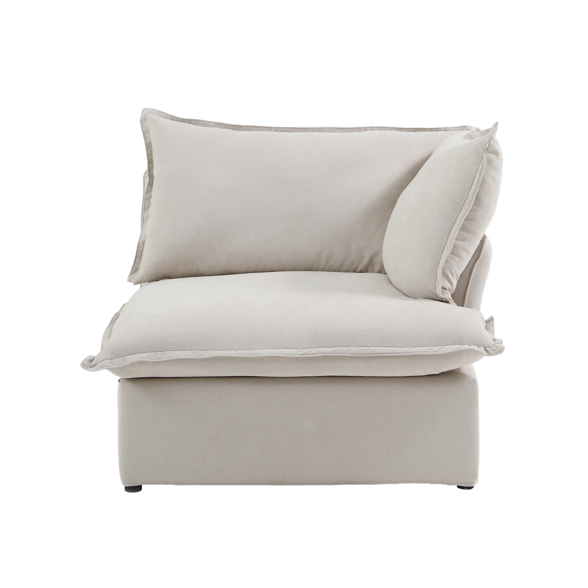 ABCOJ Linen Blend One Arm Chair | Wayfair