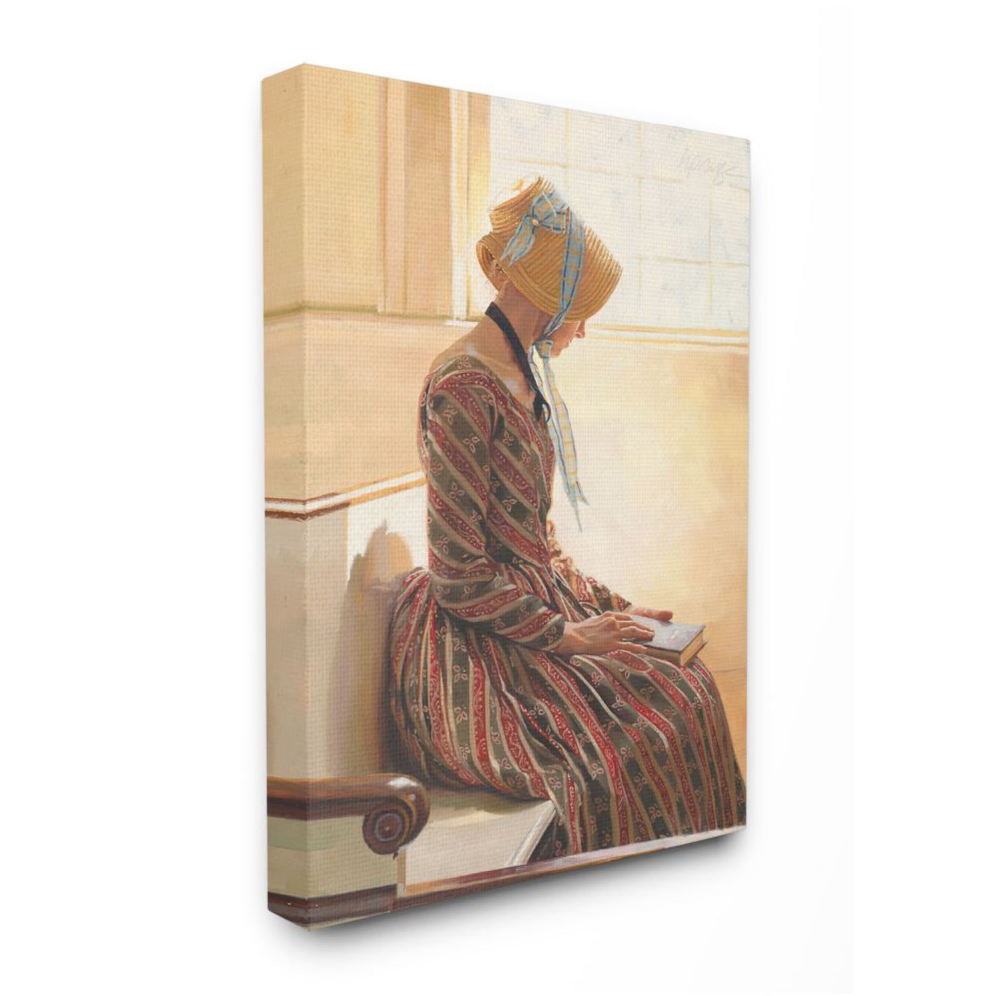 Charlton Home® Female in Traditional Clothing with Book by Heide Presse ...