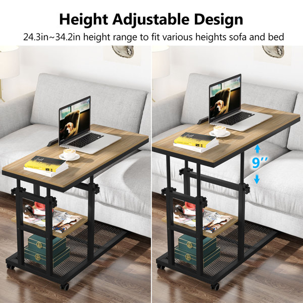 17 Stories Height Adjustable C Table & Reviews | Wayfair