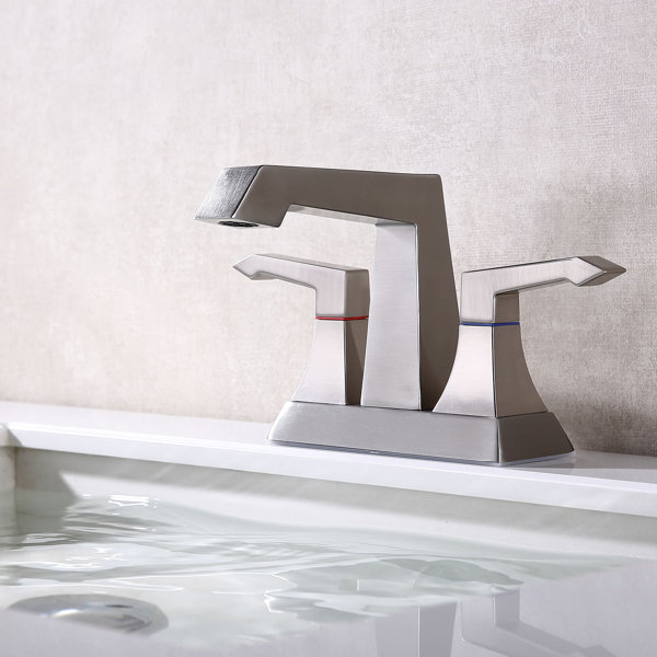 KIKO HOME Centerset 2-handle Bathroom Faucet with Drain Assembly | Wayfair