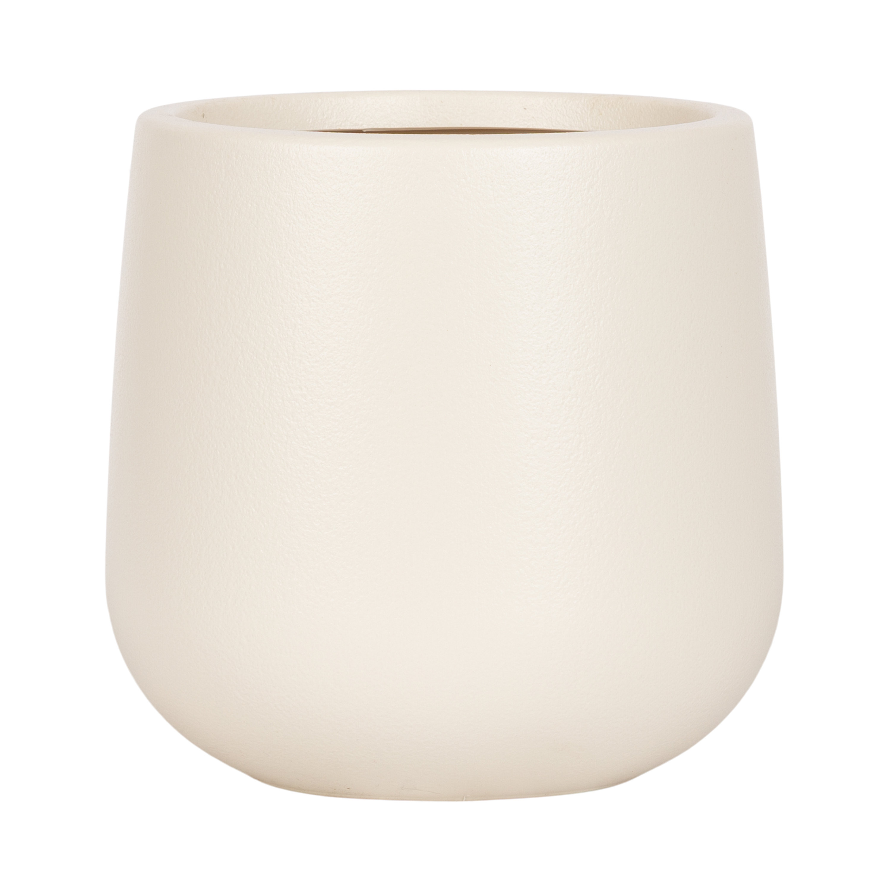 Ebern Designs Jia Curved Round Indoor Planter Pot | Wayfair