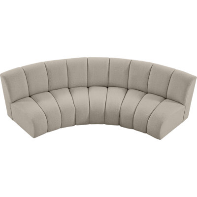 Meridian Furniture USA Infinity 3 - Piece Upholstered Sectional | Wayfair