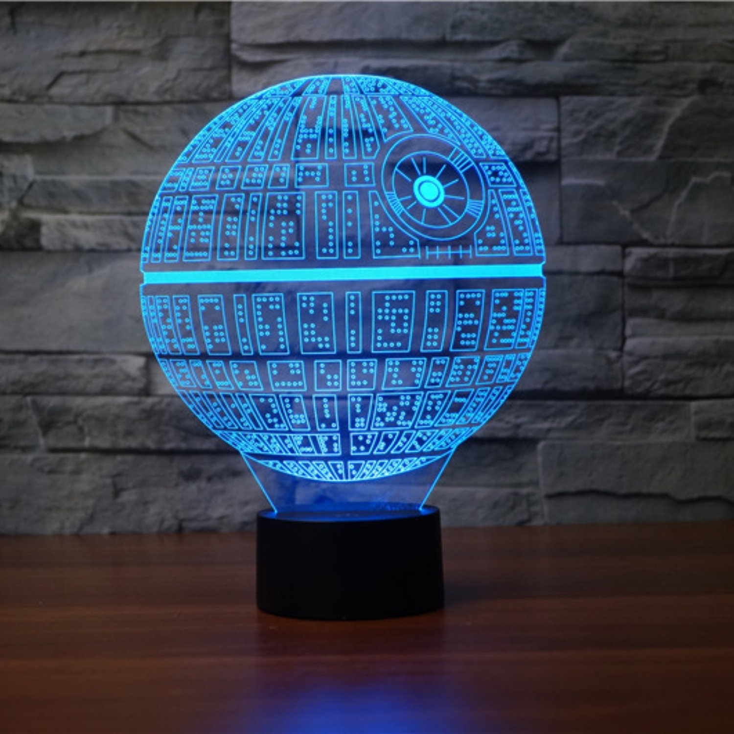 Flash Popup Death Star Illusion LED Lamp, 3D Light Experience - Wayfair ...