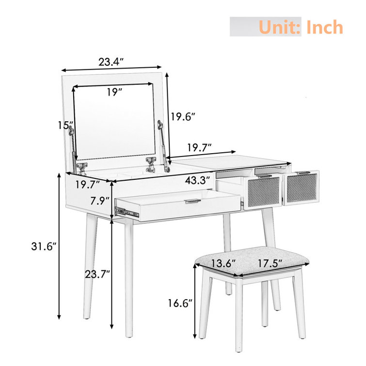 George Oliver Kleanthis Vanity | Wayfair