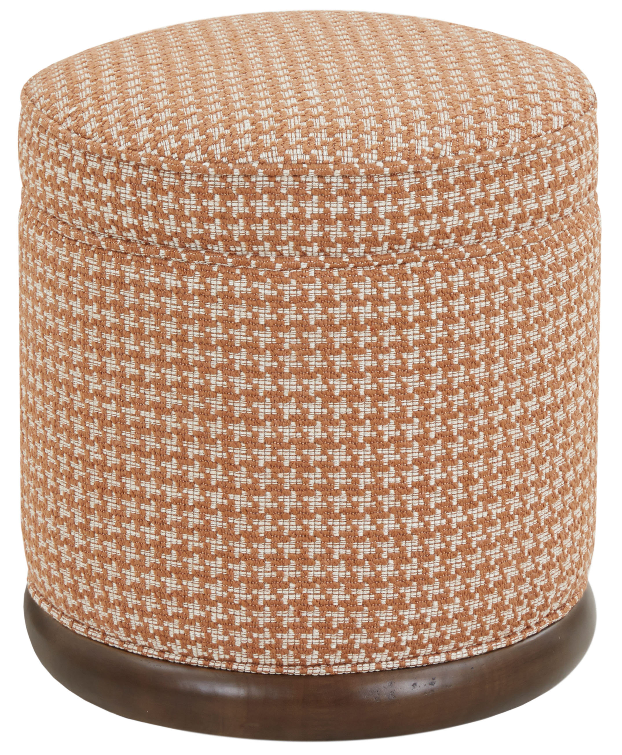 Safavieh Couture Fiorelli Round Boucle Ottoman | Wayfair