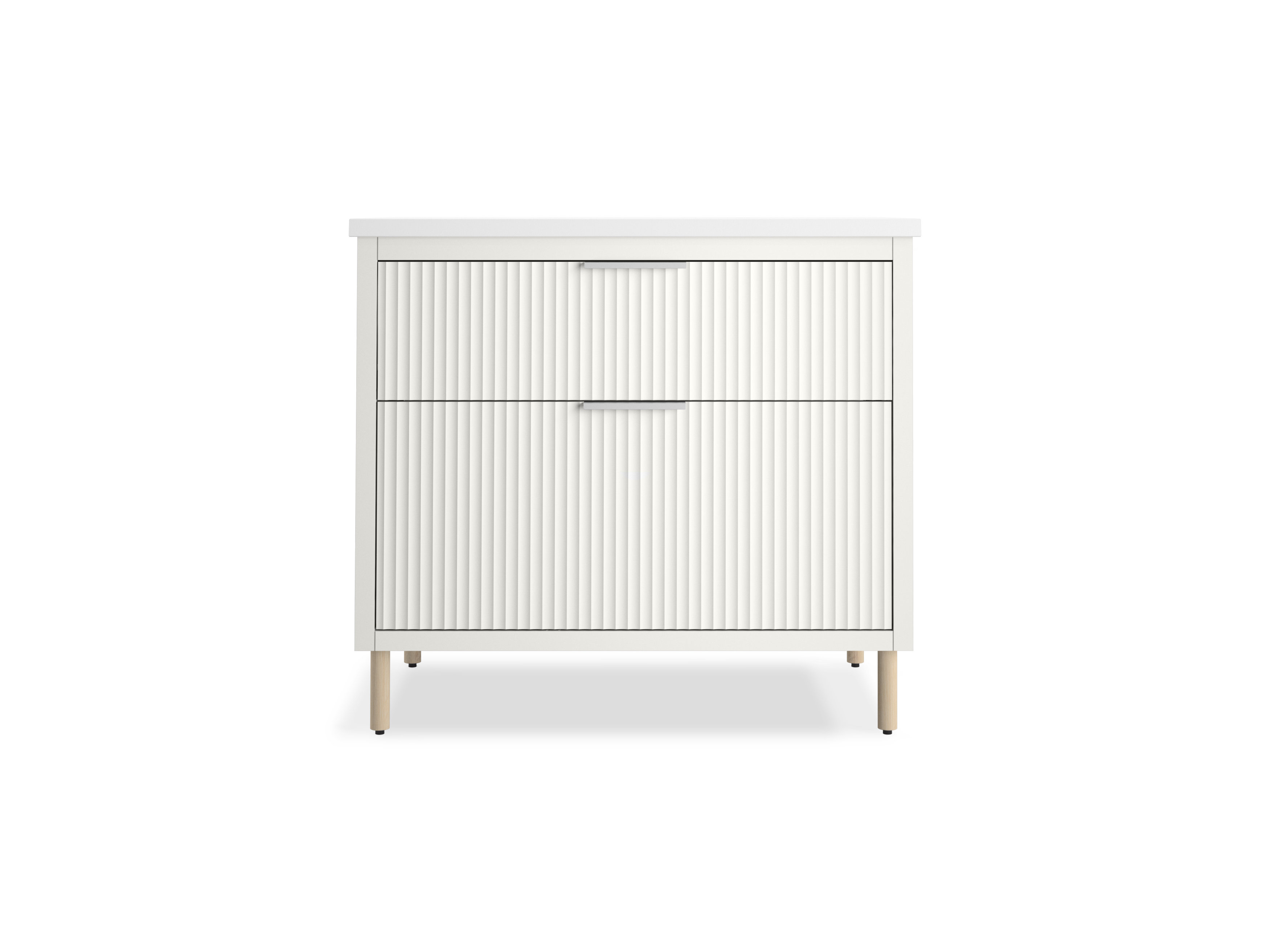 Kohler Spacity 36 In. Wall-Hung Bathroom Vanity Cabinet With Sink And ...