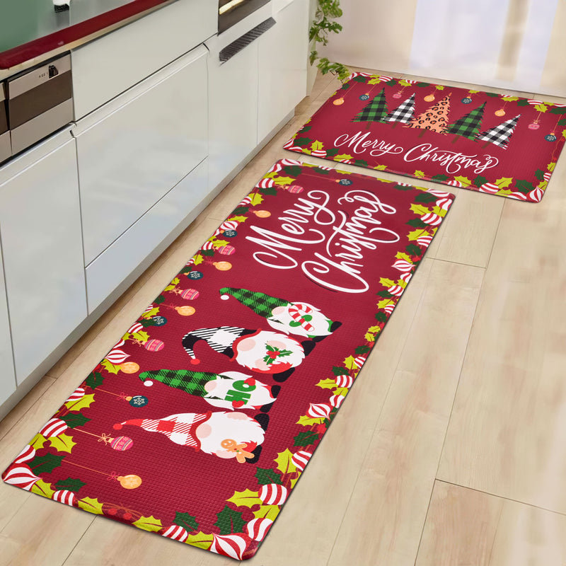 The Holiday Aisle® 2 Piece Elf Kitchen Mat Set & Reviews | Wayfair