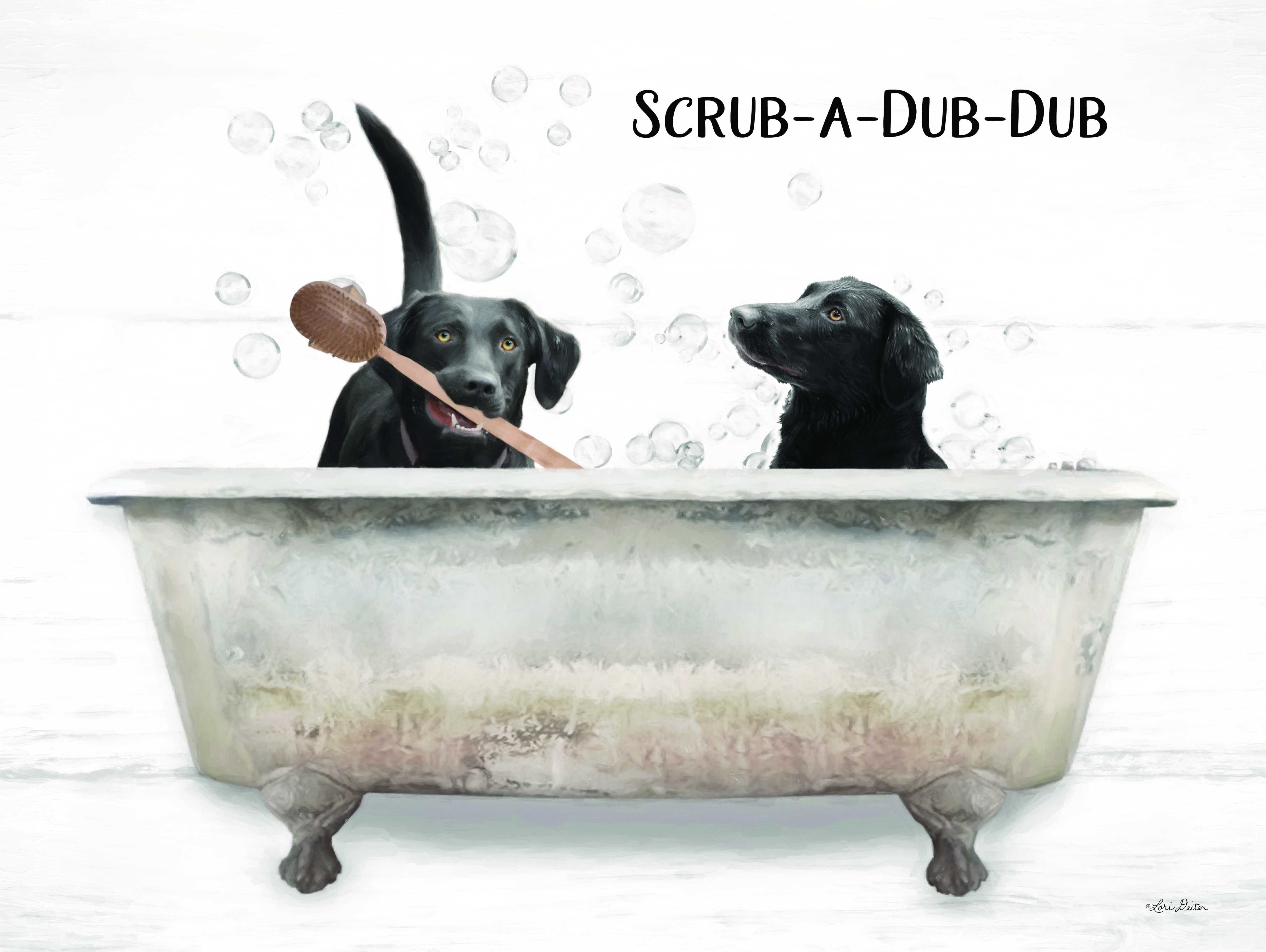 Trinx Scrub-A-Dub-Dub - Print on Canvas | Wayfair