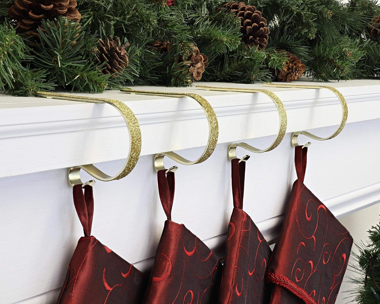 BUMEET Metal Stocking Holder | Wayfair