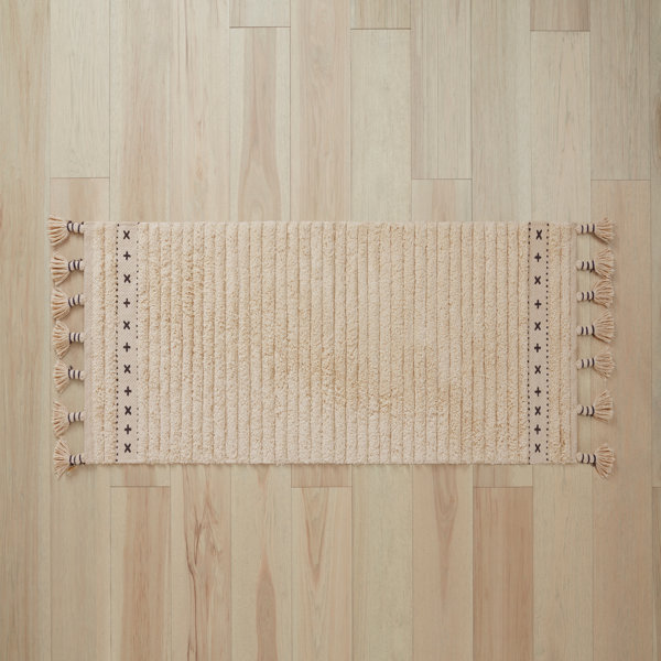 Lucky Brand Maharis Fringe Bath Rug & Reviews | Wayfair