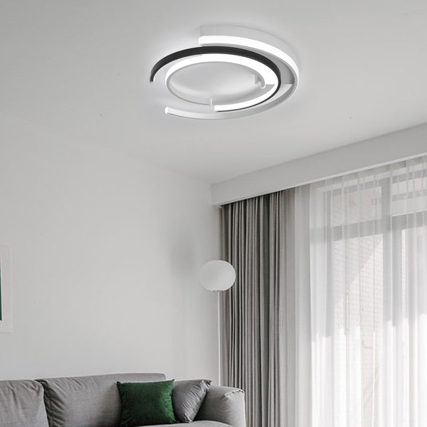 Ivy Bronx Pinard 19.7" Modern Round LED Acrylic Ceiling Light & Reviews ...