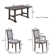 August Grove® Badarish 7 - Piece Trestle Dining Set | Wayfair