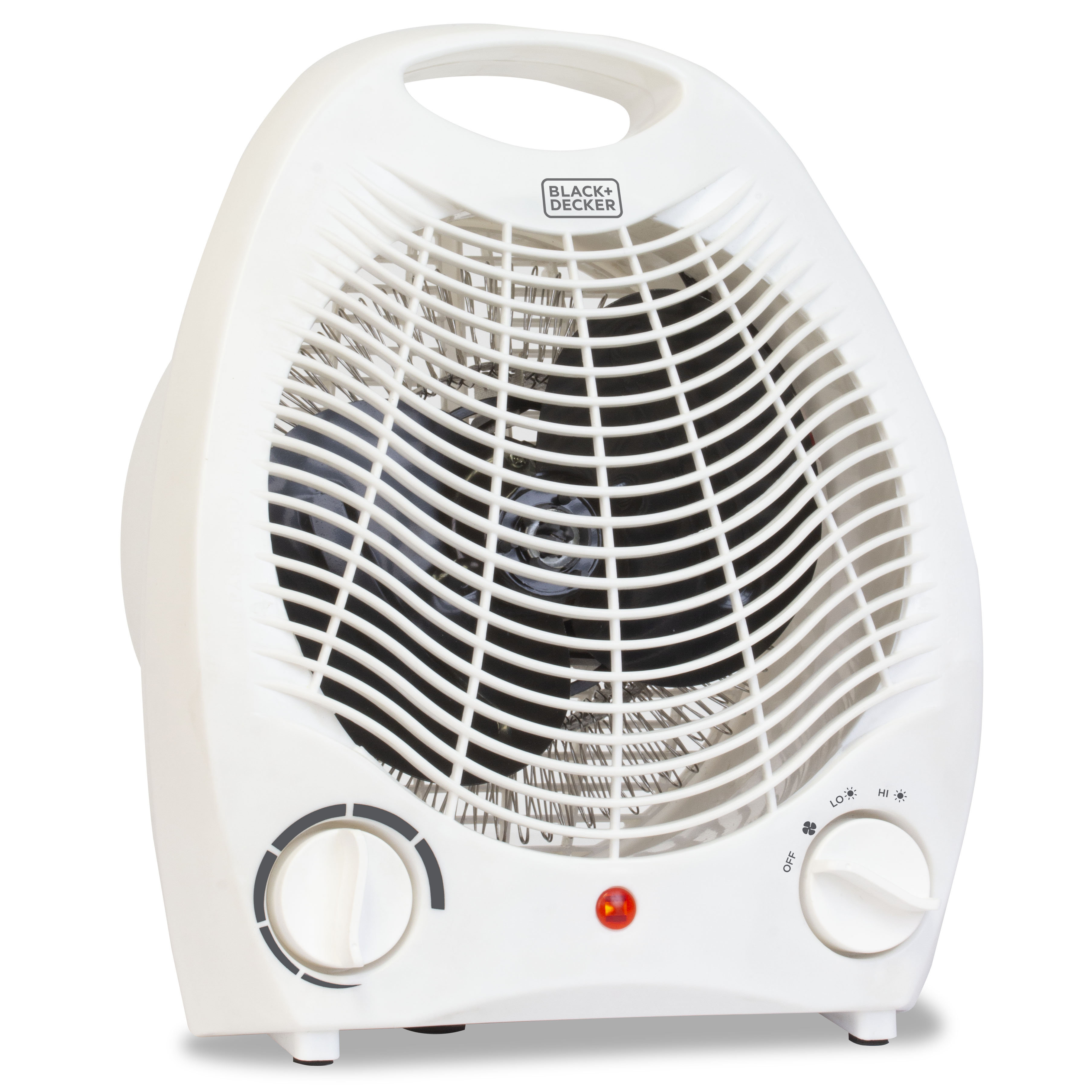 BLACK+DECKER Personal Desktop 1,500 Watt Electric Fan Compact Heater ...