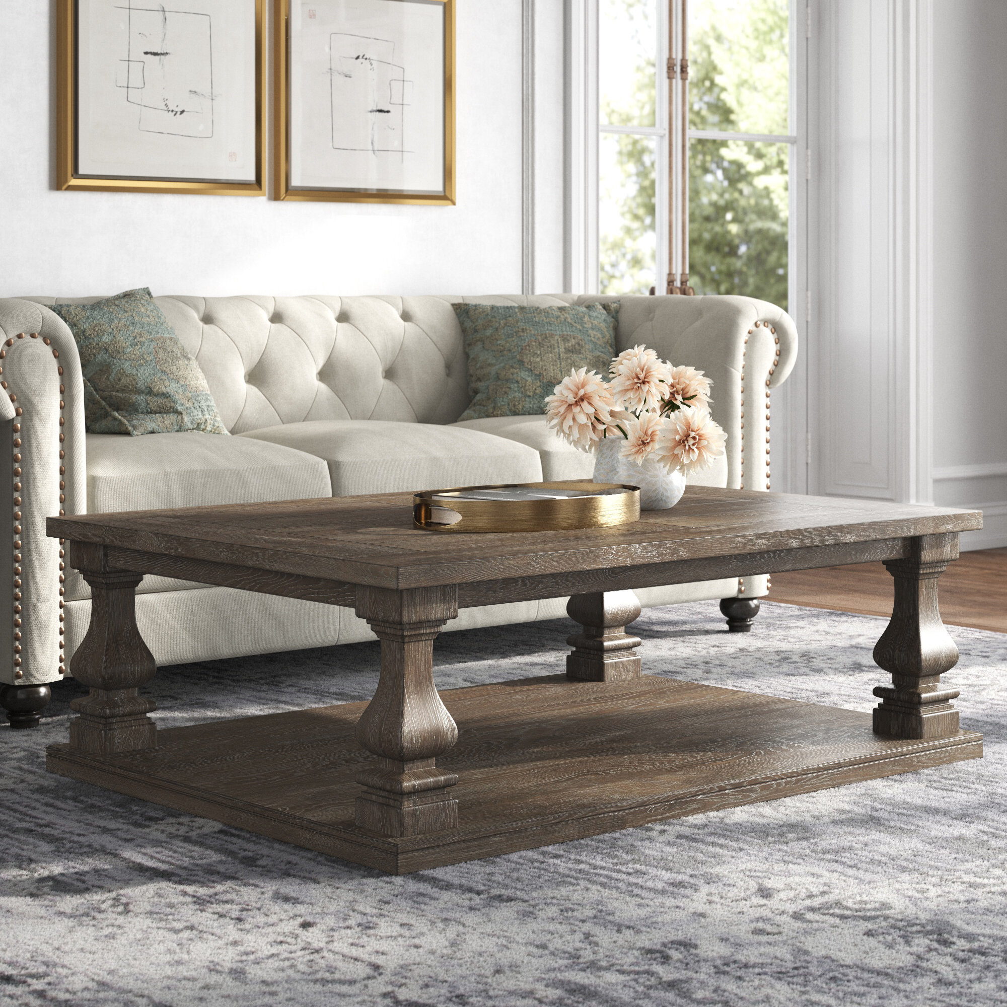 Kelly Clarkson Home Briana Floor Shelf Coffee Table & Reviews | Wayfair