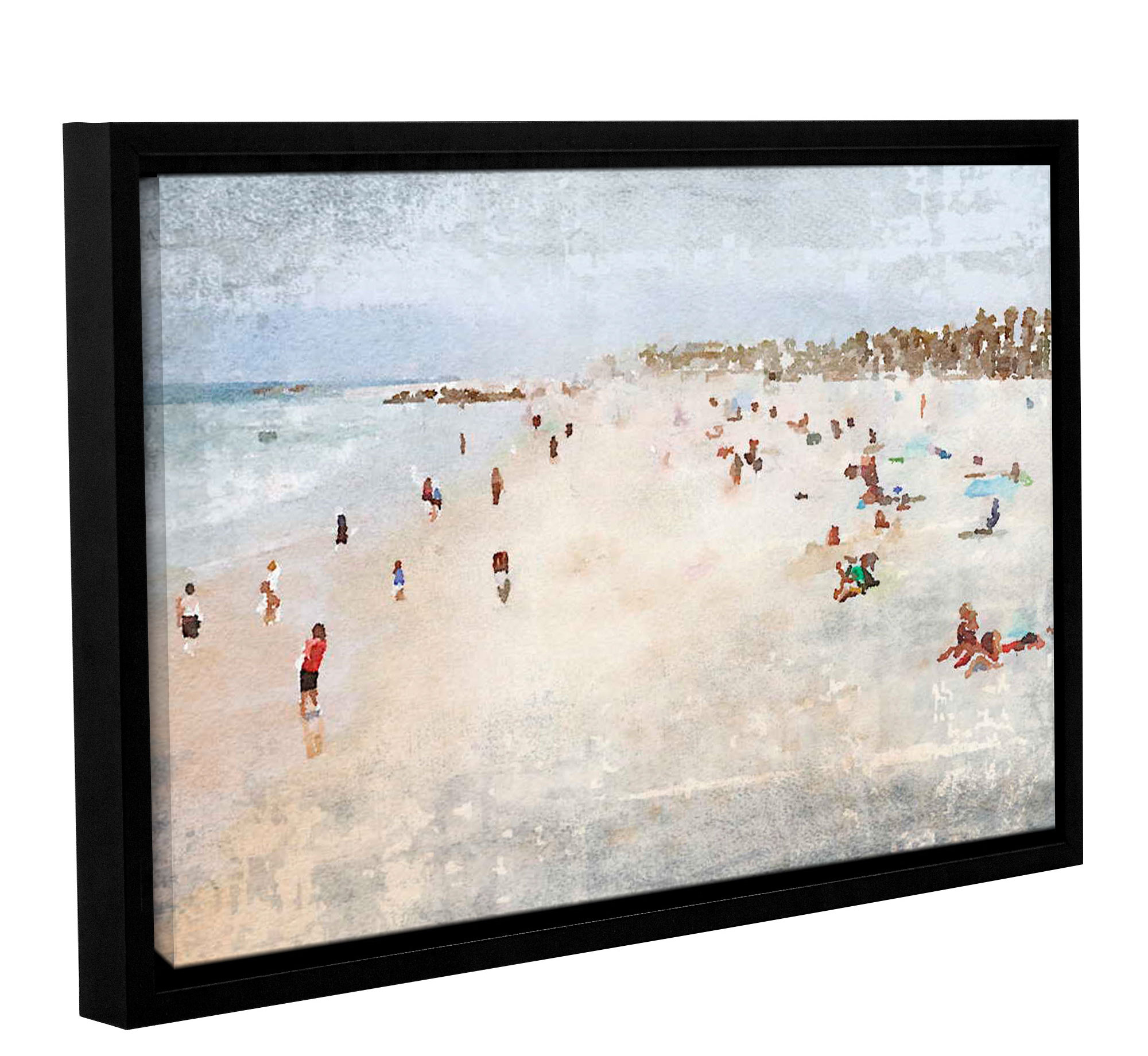 Highland Dunes On The Beach 1 Framed On Canvas by Irena Orlov Print ...