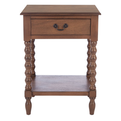 Dakota Fields Solid Wood End Table with Storage & Reviews | Wayfair