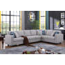 Ebern Designs Solina Linen Reversible Modular Corner Sectional Sofa ...